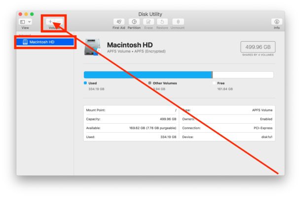 Come aggiungere un volume al contenitore APFS in Mac OS – Programmi per MAC